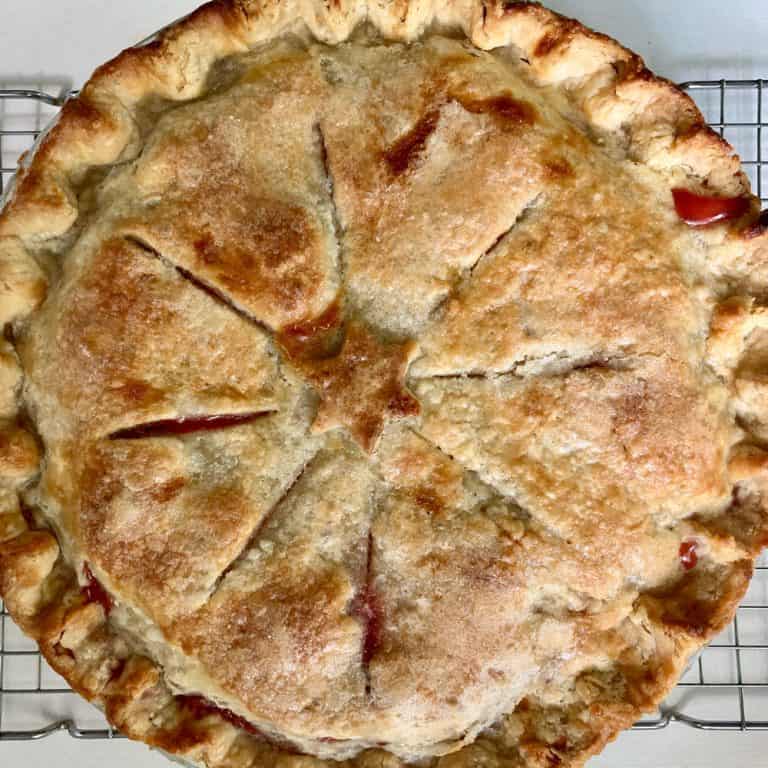 Apple Rhubarb Galette - Glorious, Free-Form Pie - Mother Would Know