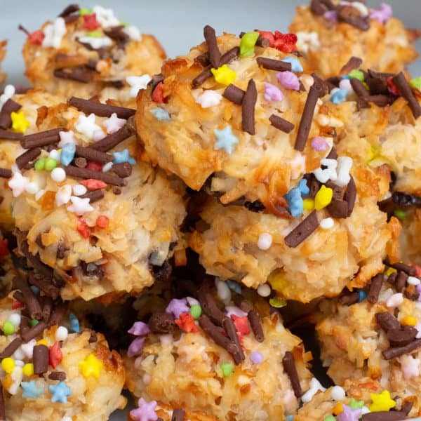 Colorful Passover Coconut Macaroons - Mother Would Know
