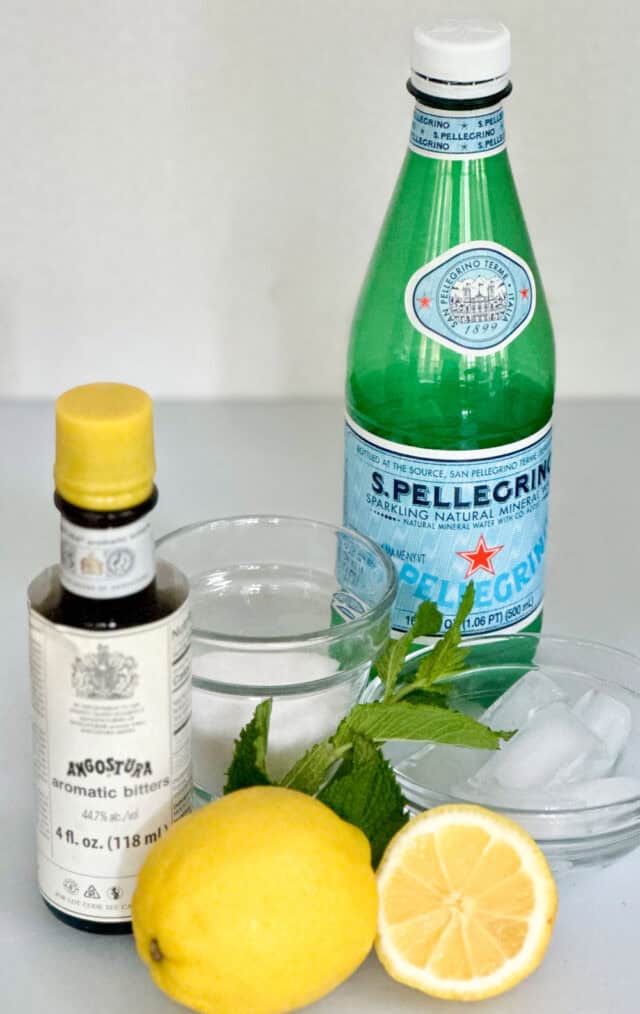 Sparkling Lemon Mint Mocktail - Mother Would Know