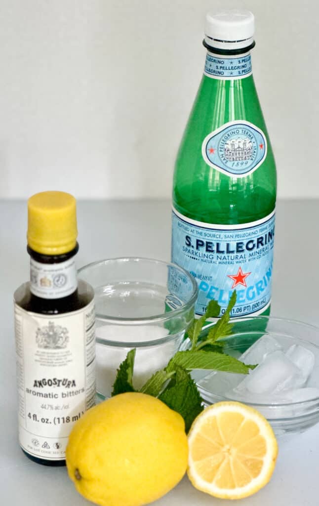 Sparkling Lemon Mint Mocktail - Mother Would Know